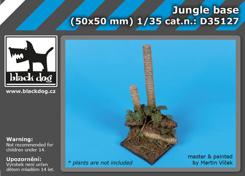 Black Dog D35127 Jungle Base (50mm x 50mm)