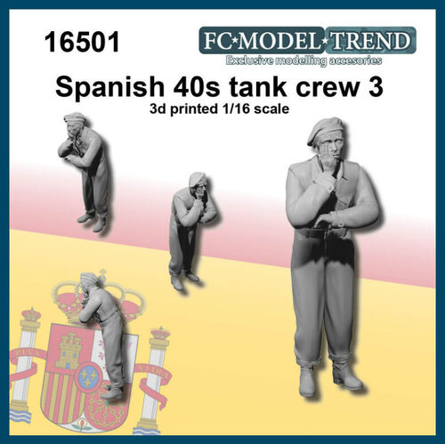 FC ModelTrend 16501 Spanish 40s Tank Crew 3