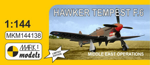 Mark I Models 144138 Hawker Tempest F.6 - Middle East Operations