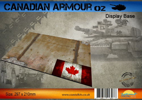 Coastal kits AFV455 Canadian Armour Display Base 2 297 x 210mm