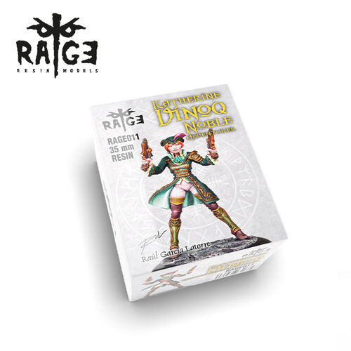 Rage Resin Miniatures 011 Katherine Vinoq, Noble Adventurer