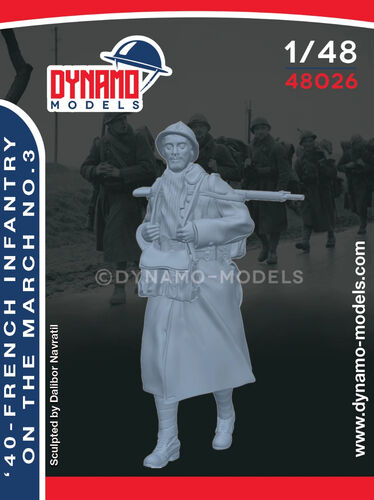 Dynamo-Models 48026 '40 - French Infantry On The March No.3