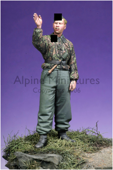 Alpine Miniatures 35043 SS Panzer Recon crew