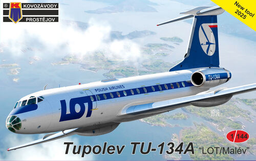 Kovozavody Prostejov 14411 Tupolev Tu-134 A in Malév / LOT