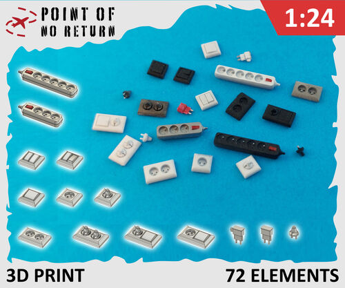 Point Of No Return 24-24004 Gniazdka, wtyczki, włączniki, rozgałęziacze