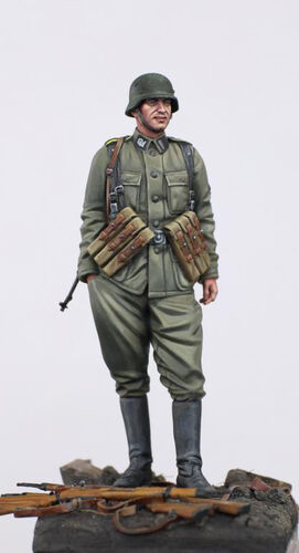 The Bodi Miniatures 35229 Waffen SS Soldier (WWII) #1 - 22. SS-Freiwilligen Kavallerie-Division 'Maria Theresia'