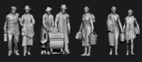 Peddinghaus-Decals 72F386 6 Refugees