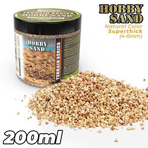 Green Stuff World 13333 Extra Thick Hobby Sand - Natural 200ml