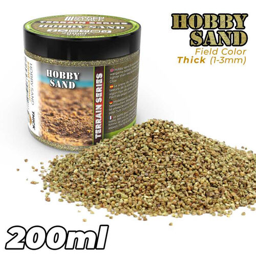 Green Stuff World 13339 Thick Hobby Sand - Field Sand 200ml