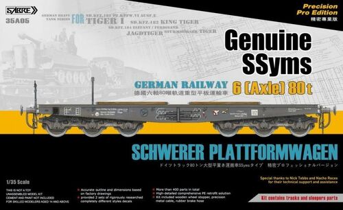 Sabre 35A05 SSyms SCHWERER PLATTFORMWAGEN (Precision Pro Edition)