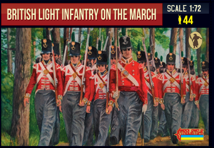 Strelets-R 29472 British Light Infantry On the March (44 Figures)