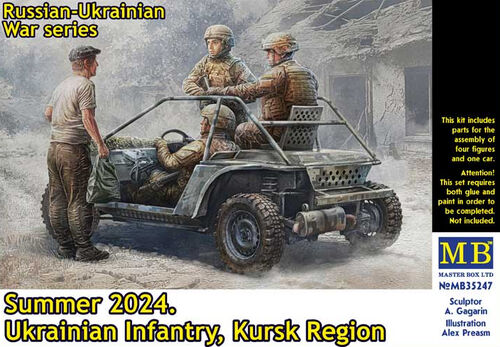 Master Box 35247 Russian-Ukrainian War Series - Summer 2024. Ukrainian Infantry. Kursk Region