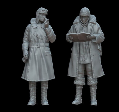 White Stork Miniatures F48010 WWI British Pilots