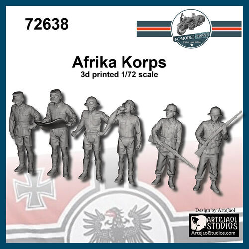 FC ModelTrend 72638 German Afrika Korps (3D Printed)