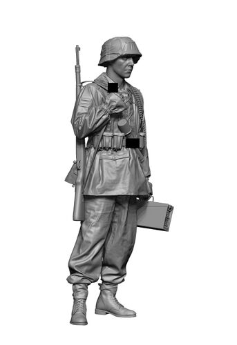 H3MODELS 35145 German WW2 Waffen SS Soldier (1 Figure)