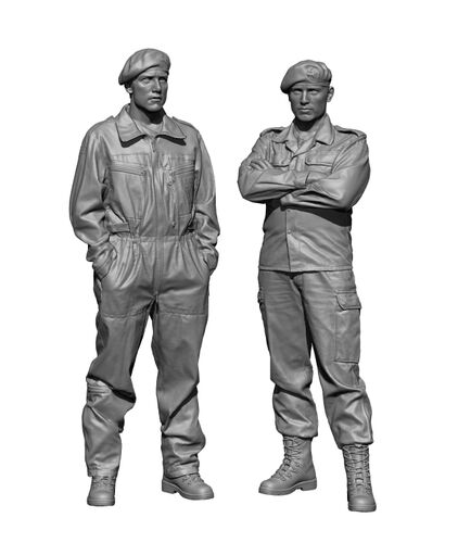 H3MODELS 48033 Modern Bundeswehr Tank Crew (2 Figures)