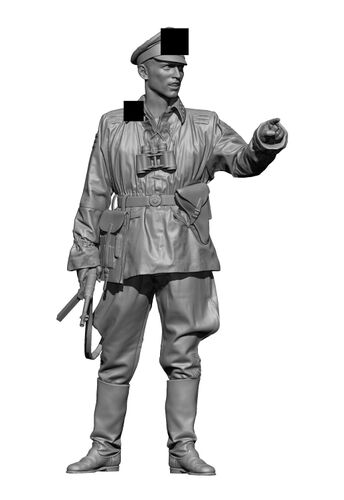 H3MODELS 35135 German WW2 Waffen SS Commander (1 Figure)