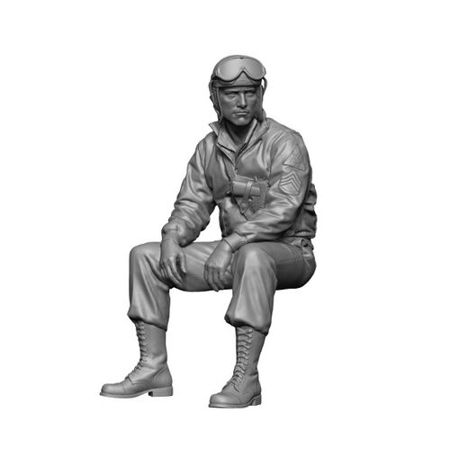 H3MODELS 35024 US WW2 Tank Commander 2 (1 Figure)