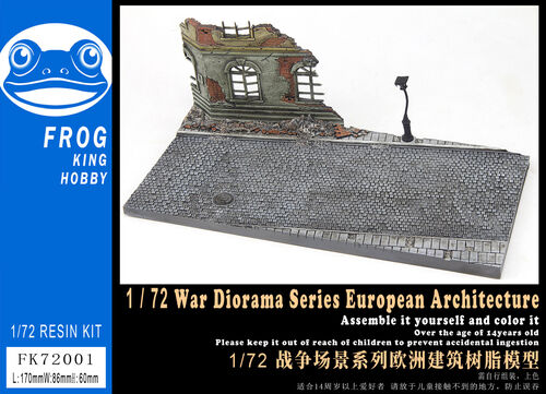 Frog King Hobby 72001 War Diorama Series European Architecture (Resin Model Kit)