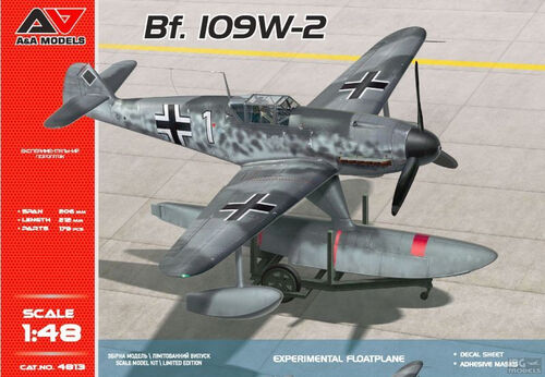 A & A Models 4813 Bf 109W-2 Experimental Floatplane