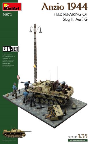 MiniArt 36072 Anzio 1944 Field Repairing of StuG III. Ausf. G