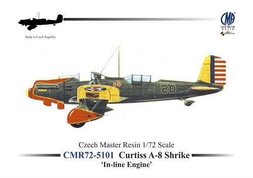 Czech Master Resin 72-5101 Curtiss A-8 Shrike - In-line Engine