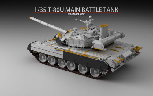 RPG-MODEL 35001 Russian Main Battle Tank T-80 U