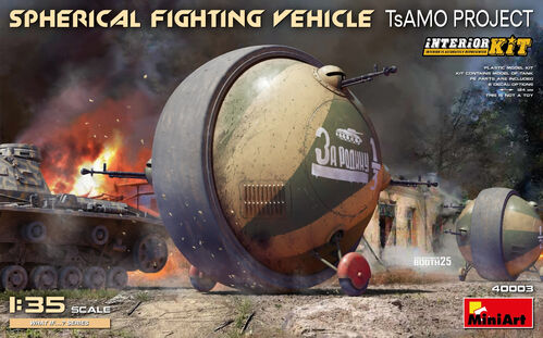 MiniArt 40003 Spherical Fighting Vehicle TsAMO Project (Interior Kit)