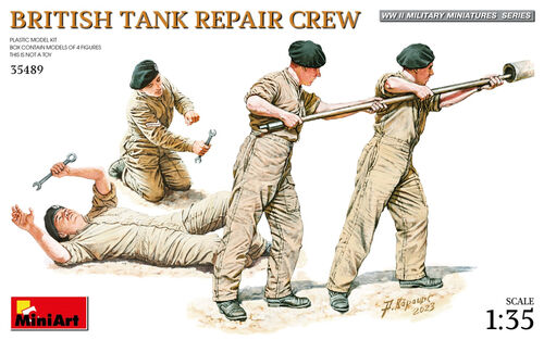 MiniArt 35489 British WWII Tank Repair Crew (4 figures)