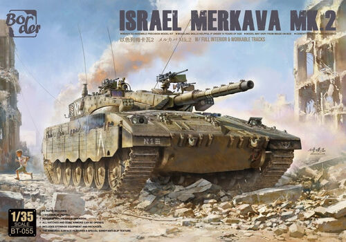 Border Model BT055 Israel Merkava Mk.2 with Full Interior & Workable Tracks