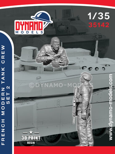 Dynamo-Models 35142 French Modern Tankers Set 2 (2 Figures)