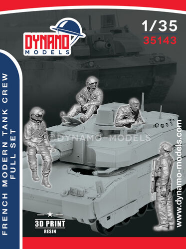 Dynamo-Models 35143 French Modern Tankers Big Set (4 Figures)