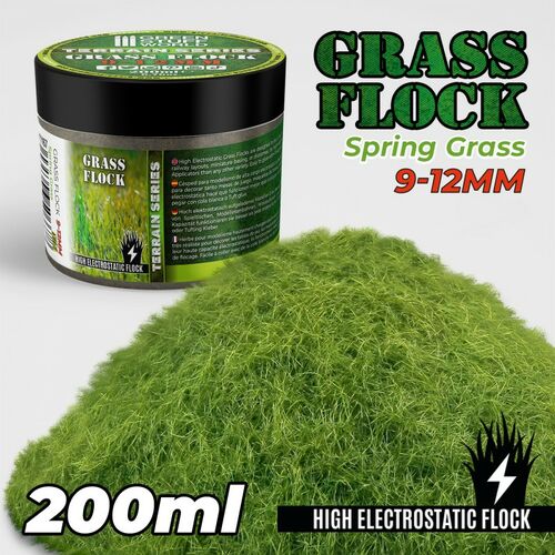 Green Stuff World 11167 Static Grass Flock 9-12mm - SPRING GRASS