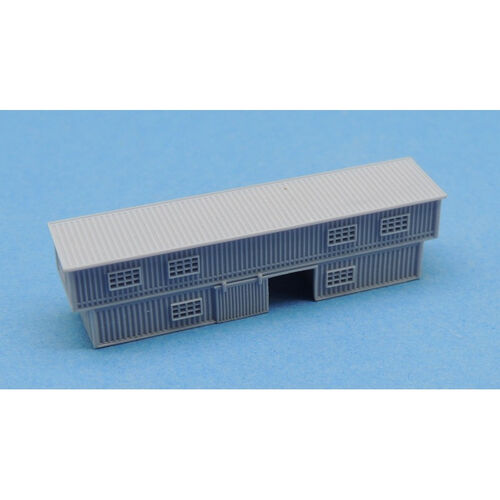 Black Cat Models DD350010d Two Storeys Long Warehouse (1 piece)