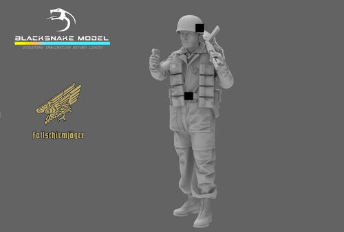 BlackSnake Model FSJ-11 Fallschirmjaeger Smoke & Steel (1 Figure / Soldier No.11)