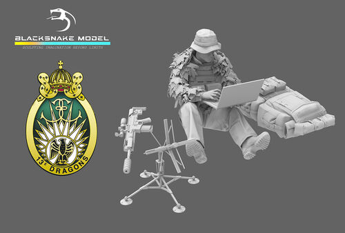 BlackSnake Model RDP-07 Operator of French 13th Parachute Dragoon Regiment (13e RDP) - Soldier 7