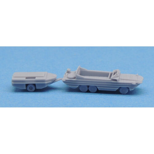 Black Cat Models AC350181a DUKW Amphibious Truck and Trailer (2 pcs)