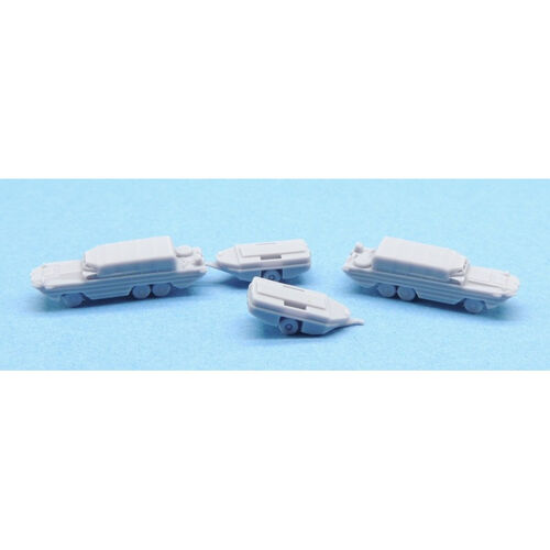 Black Cat Models AC350181b DUKW Canvas Covered and Trailer (2 pcs)
