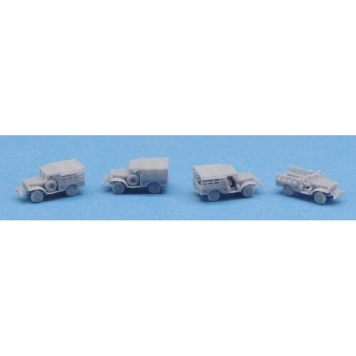 Black Cat Models AC350183a Dodge W52 Short Body (4 pcs)