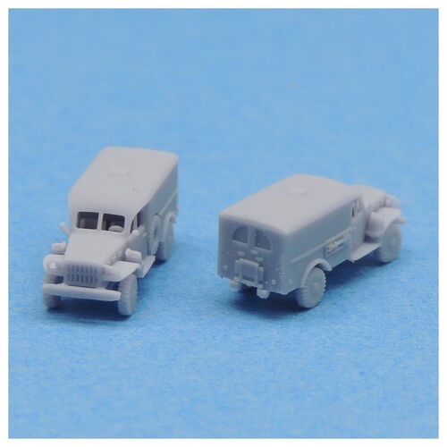 Black Cat Models AC350183b Dodge W54 Ambulance (2 pcs)