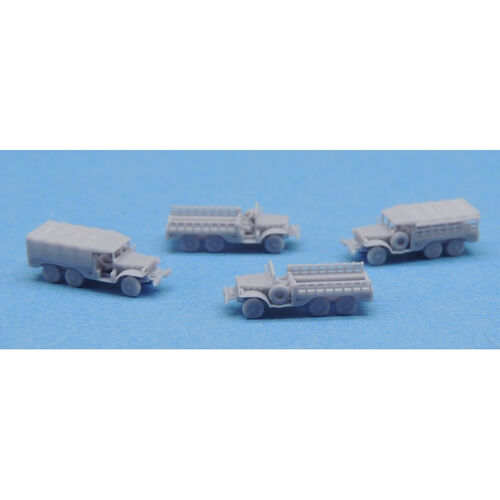 Black Cat Models AC350183d Dodge W63 6x6 Long Body (4 pcs)