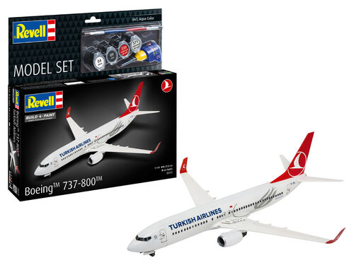 Revell 63772 Boeing 737-800 Turkish Airlines - Model Set
