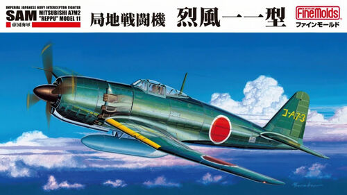 FineMolds FC03 Mitsubishi A7M2 Reppu Sam Model 11