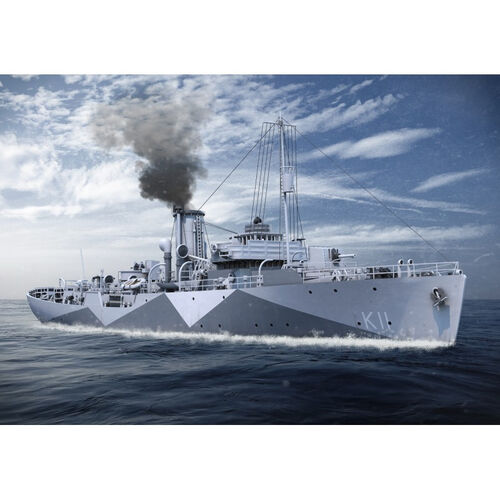 Black Cat Models 350016c HMS / FNFL Mimosa (K11) - Flower Class Corvette