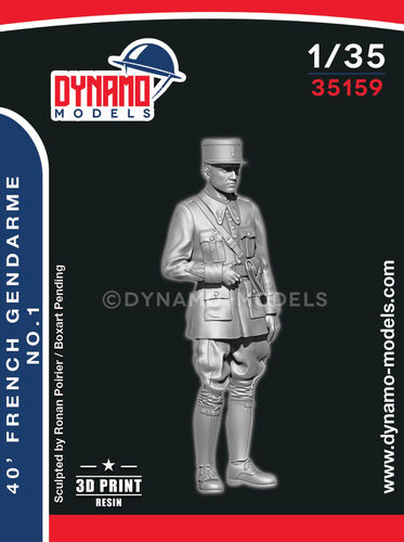 Dynamo-Models 35159 French Gendarme No.1 (1940 / 3D Printed)