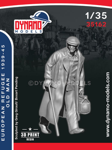 Dynamo-Models 35162 Civilian – Refugee Man (3D Printed)