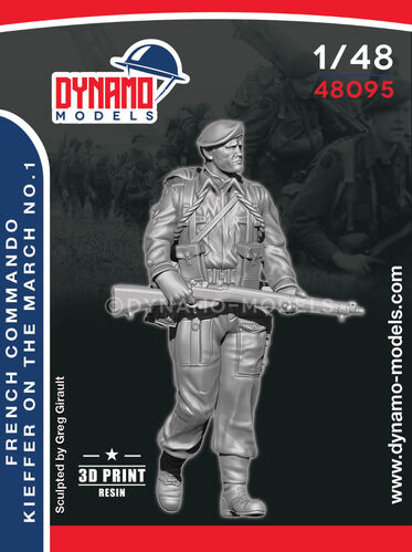 Dynamo-Models 48095 French Commando Kieffer Marching No.1 (3D Printed)