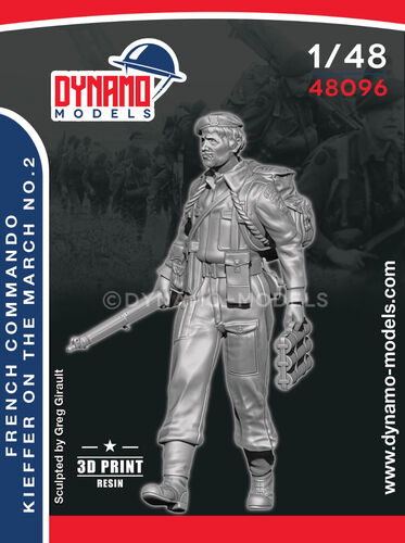 Dynamo-Models 48096 French Commando Kieffer Marching No.2 (3D Printed)