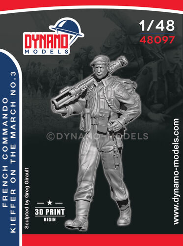 Dynamo-Models 48097 French Commando Kieffer Marching No.3 (3D Printed)