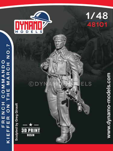 Dynamo-Models 48101 French Commando Kieffer Marching No.7 (3D Printed)